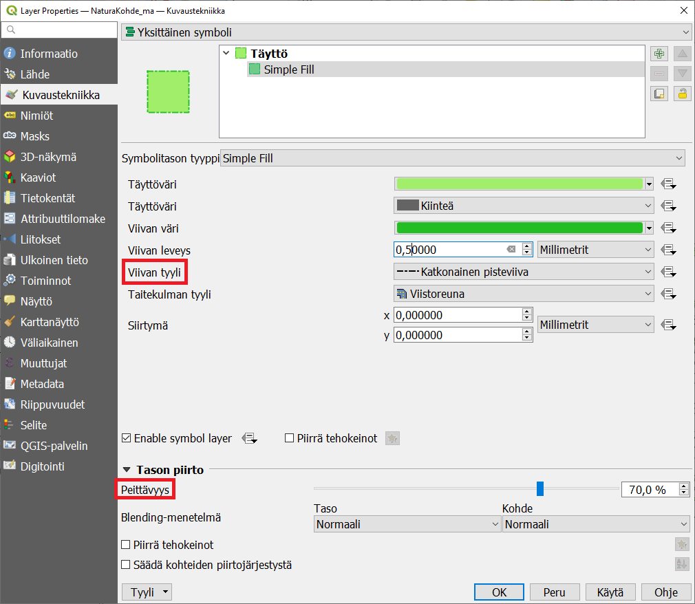 6 Kappale 5 | Johdanto paikkatietoon ja QGISin käyttöön