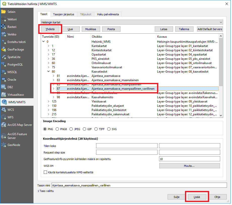 3 Harjoitus 2: Paikkatietoaineistot ja -palvelut | Johdanto QGISin käyttöön - Harjoitukset