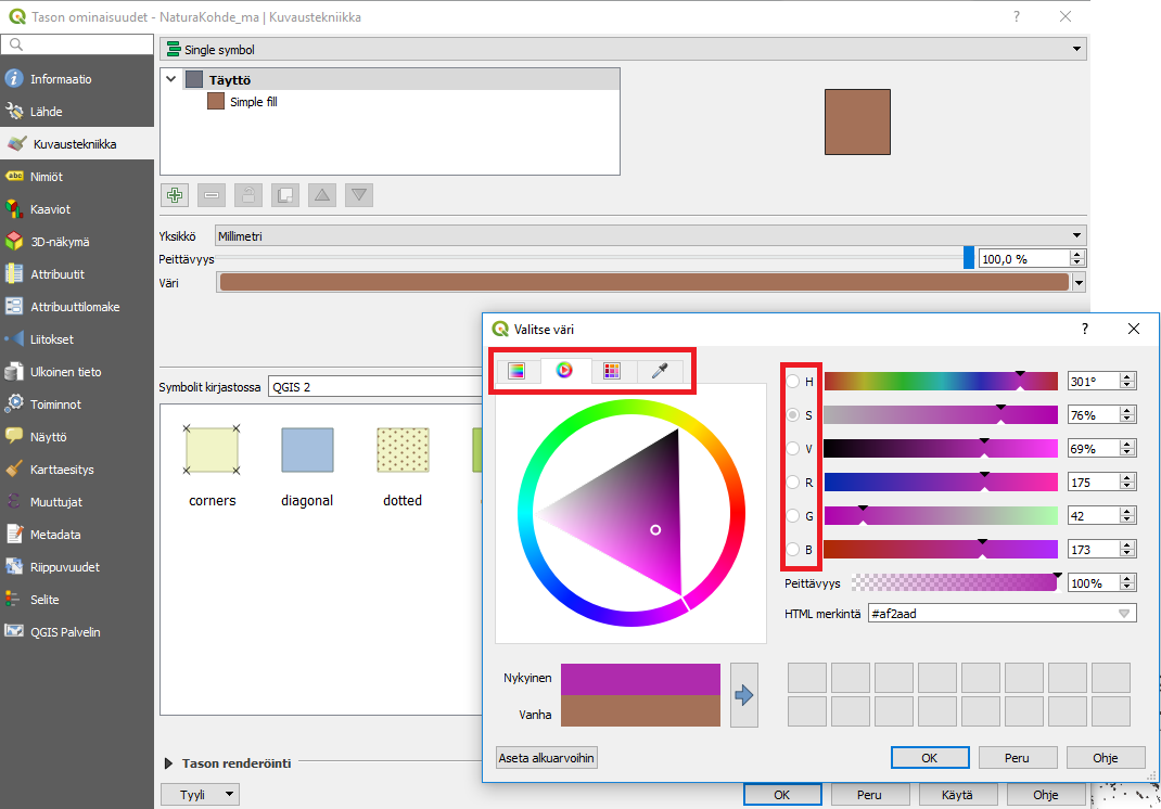 4 Harjoitus 3: Paikkatietoaineiston visualisointi | Johdanto QGISin käyttöön - Harjoitukset