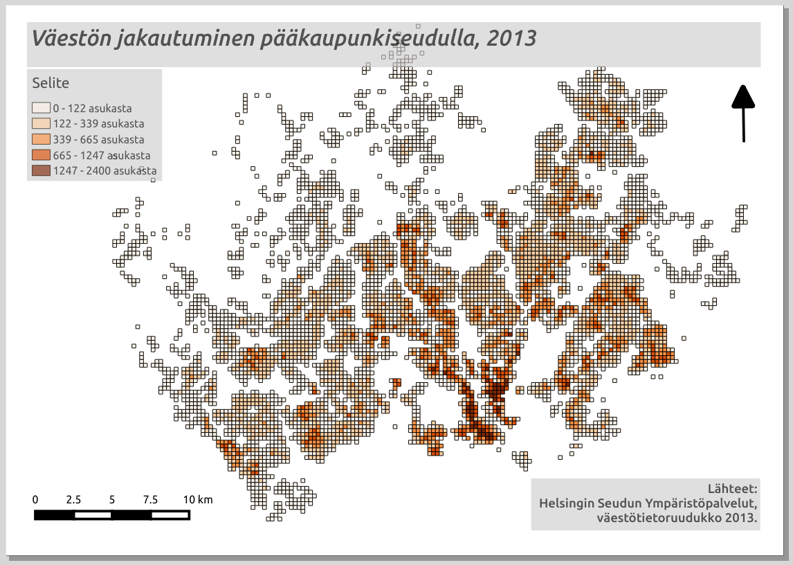 6 Harjoitus 5: Karttatuloste | Johdanto QGISin käyttöön - Harjoitukset