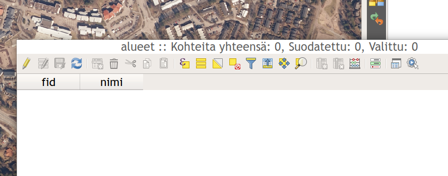 7 Harjoitus 6: Paikkatietoaineiston editointi | Johdanto QGISin käyttöön - Harjoitukset